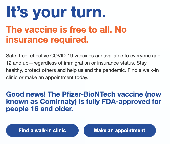 Vaccination Appointment Instructions - Health Sciences High & Middle ...